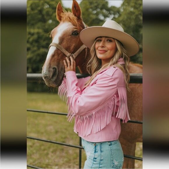 Buddy Love | Jackets & Coats | Buddy Love Faux Leather Fringe Moto ...